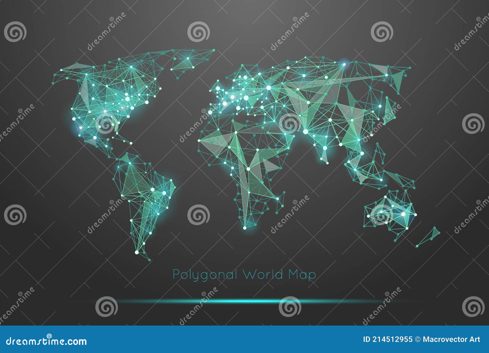Polygonal world map stock vector. Illustration of connect - 214512955 Polygonal world map stock vector. Illustration of connect - 214512955