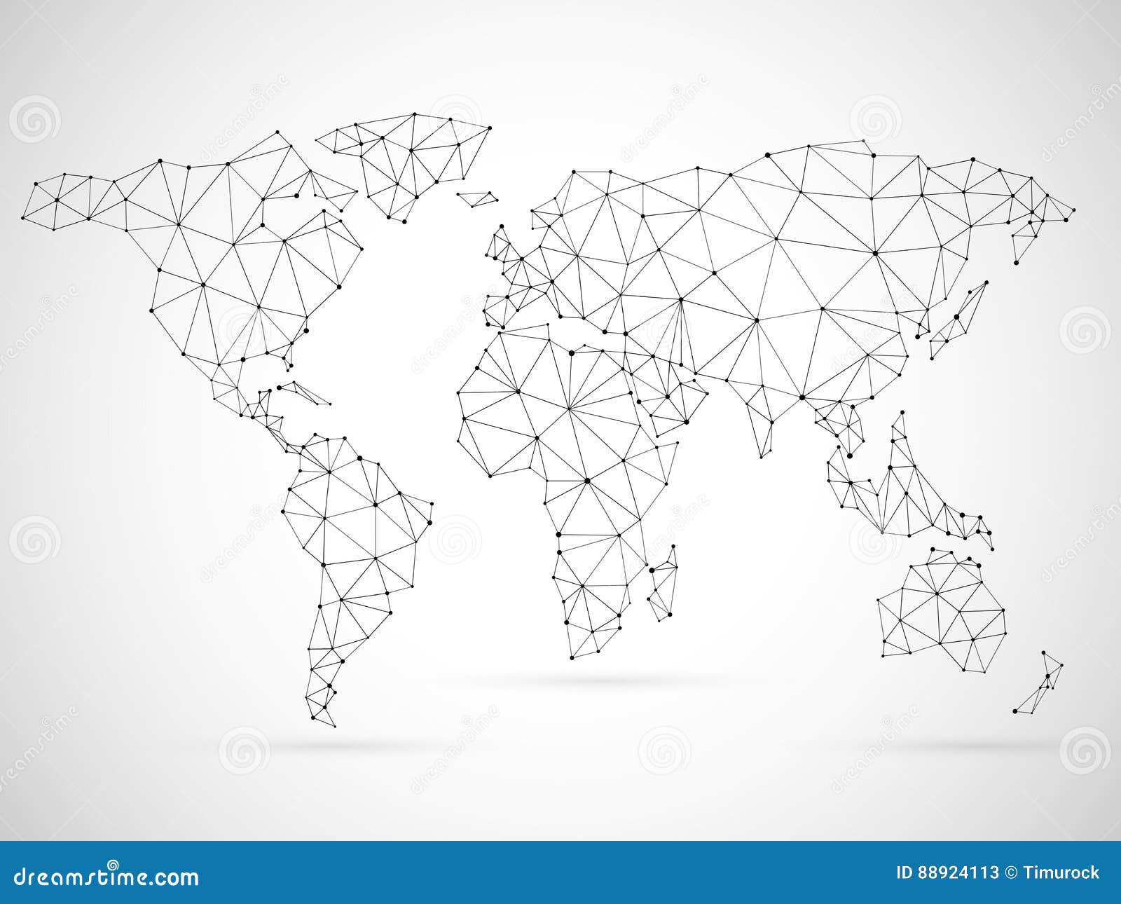 Polygonal World Map Vector Illustration | CartoonDealer.com #124018516 Polygonal World Map Vector Illustration | CartoonDealer.com #124018516