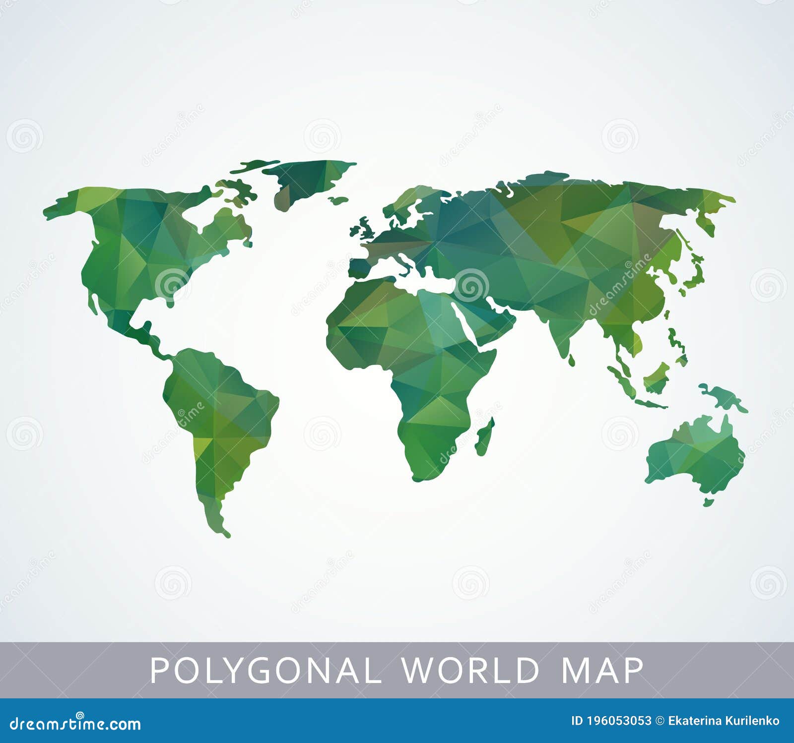 Polygonal World Map stock illustration. Illustration of network - 196053053