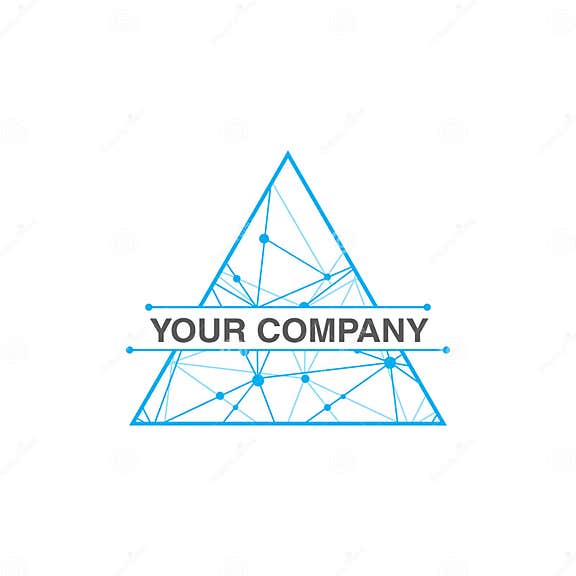 Polygons Logo, Abstract Logo, Polygons Texture, Technology Background ...