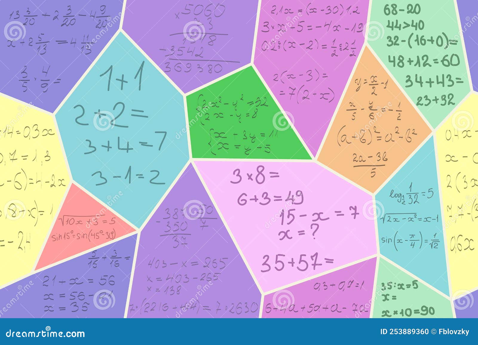 Polygons and Mathematical Examples and Formulas of Varying Complexity ...