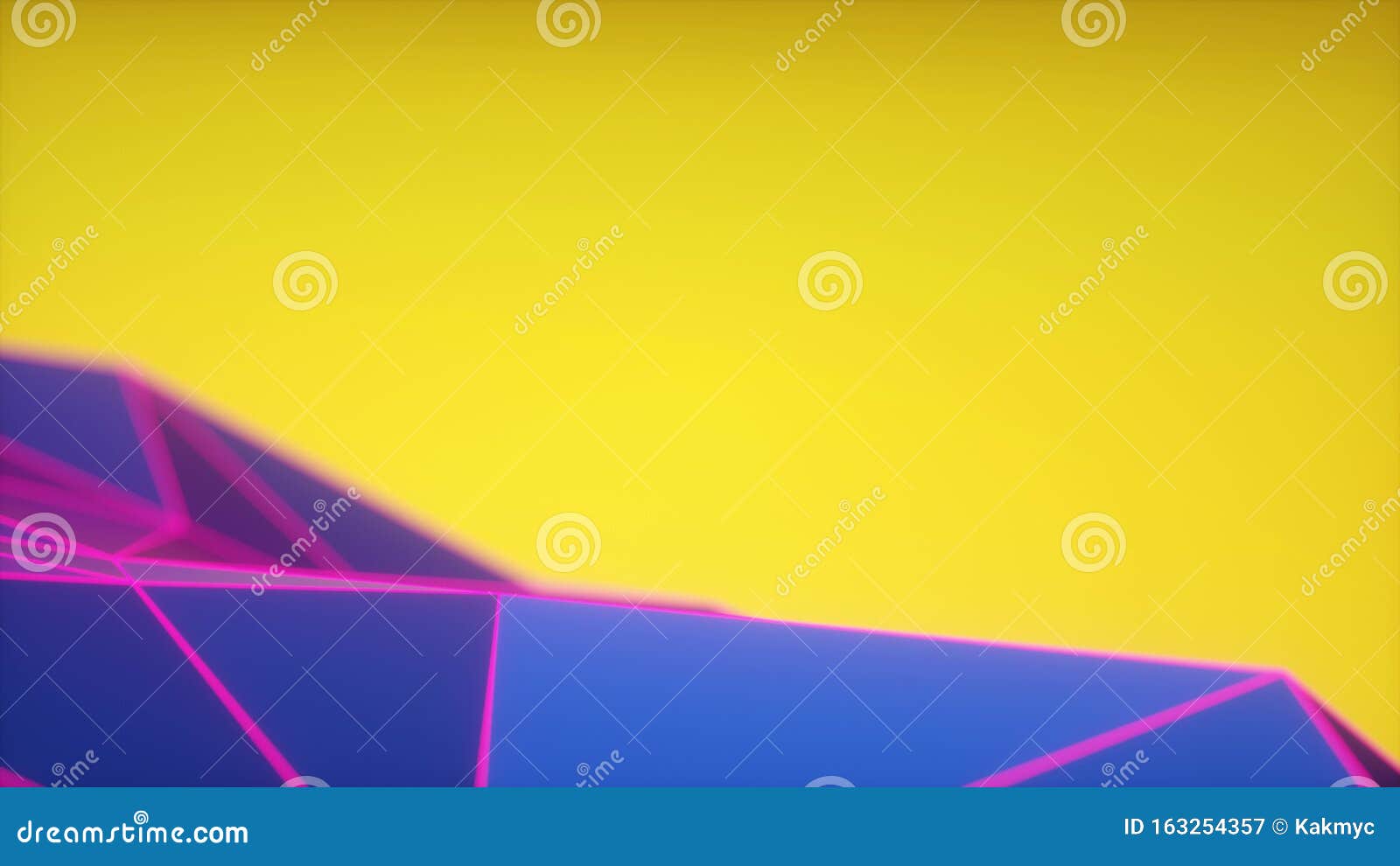 Polygons Waves Perfect Seamless Loop of Slowmotion Polygon Waves Stock ...