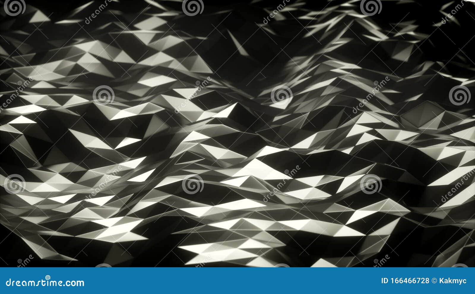 Polygons Waves Perfect Seamless Loop of Slowmotion Polygon Waves Stock ...
