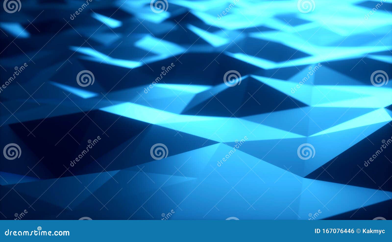 Polygons Waves Perfect Seamless Loop of Slowmotion Polygon Waves Stock ...