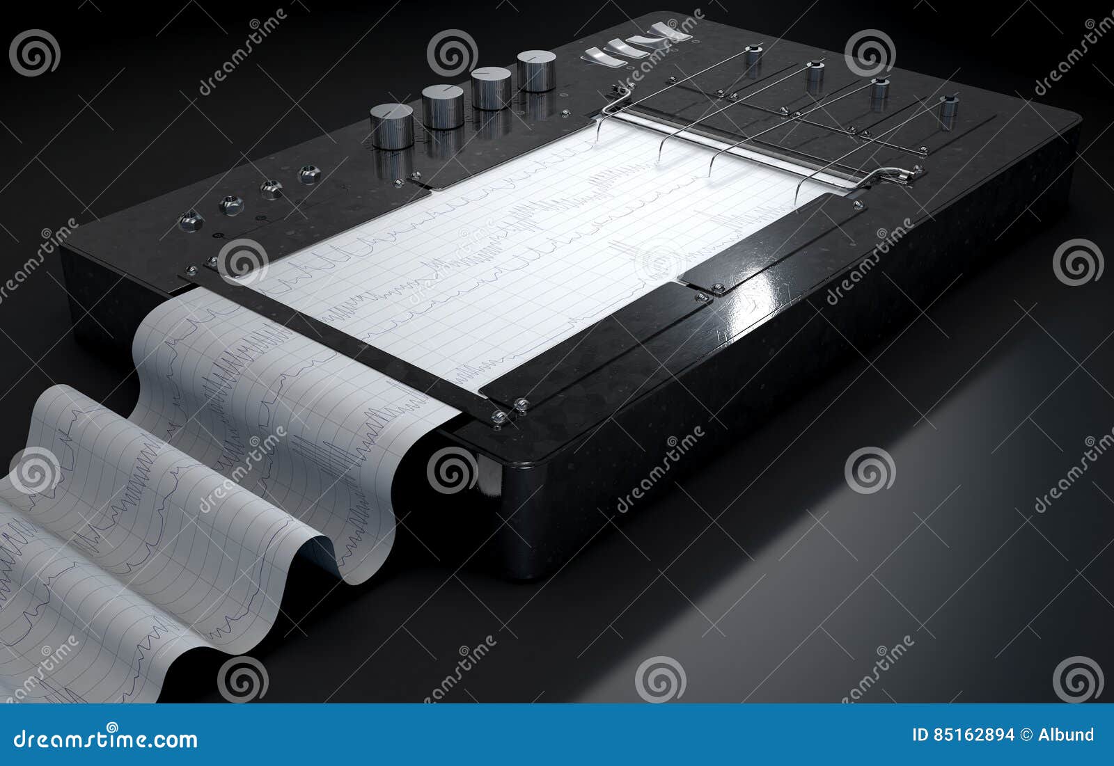 Polygraph Lie Detector Machine Royalty-Free Stock Image | CartoonDealer ...