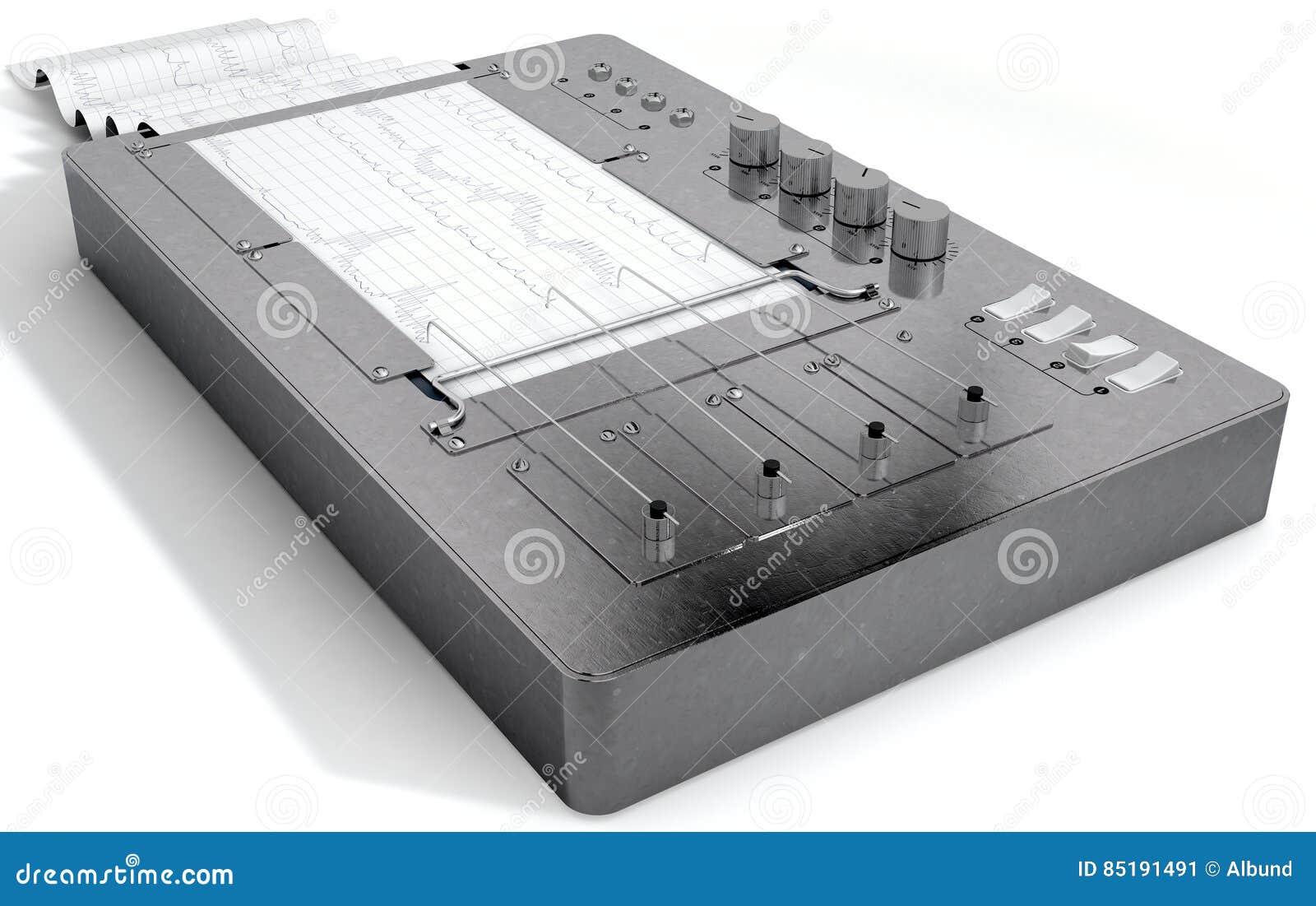 Polygraph Lie Detector Machine Royalty-Free Stock Image | CartoonDealer ...