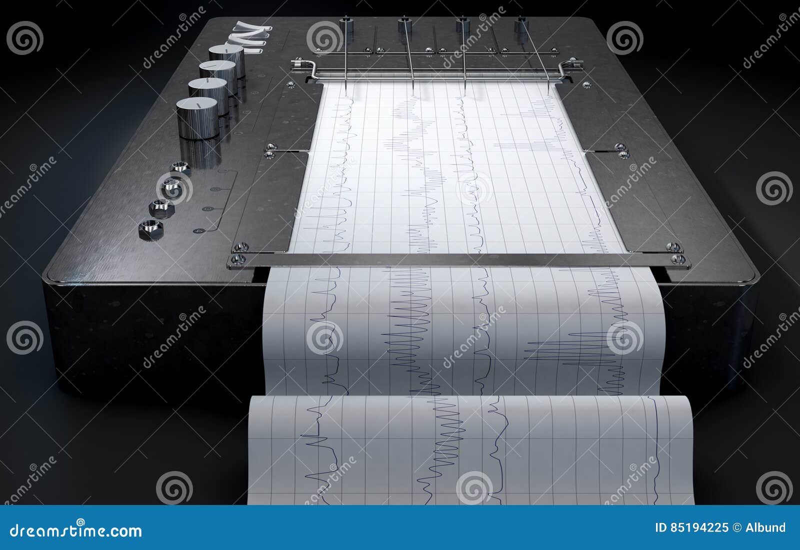 Polygraph Lie Detector Machine Stock Photography | CartoonDealer.com ...