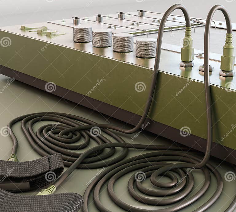 Polygraph Lie Detector Machine Stock Illustration - Illustration of ...