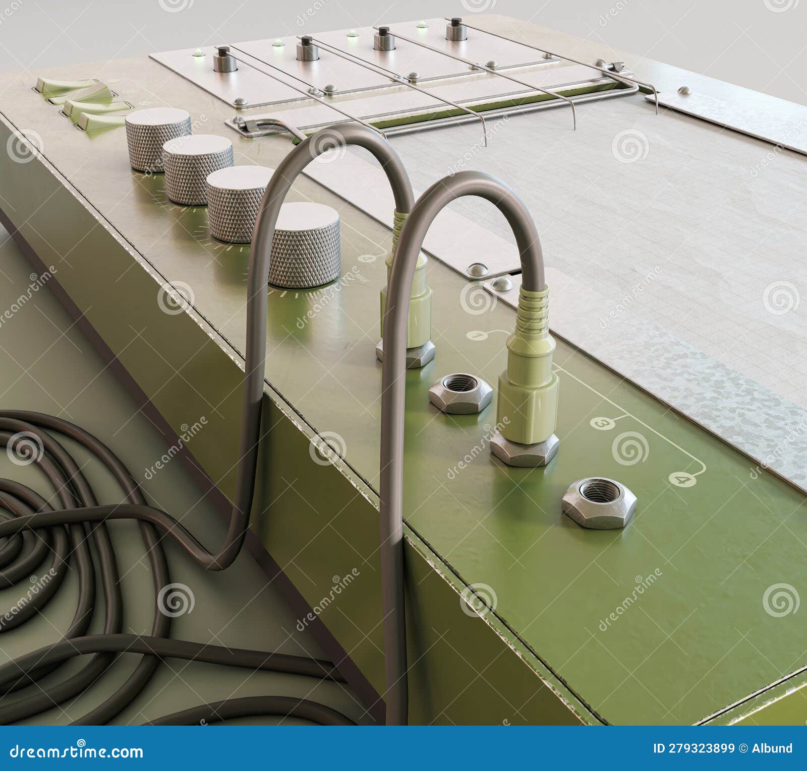 Polygraph Lie Detector Machine Stock Illustration - Illustration of ...