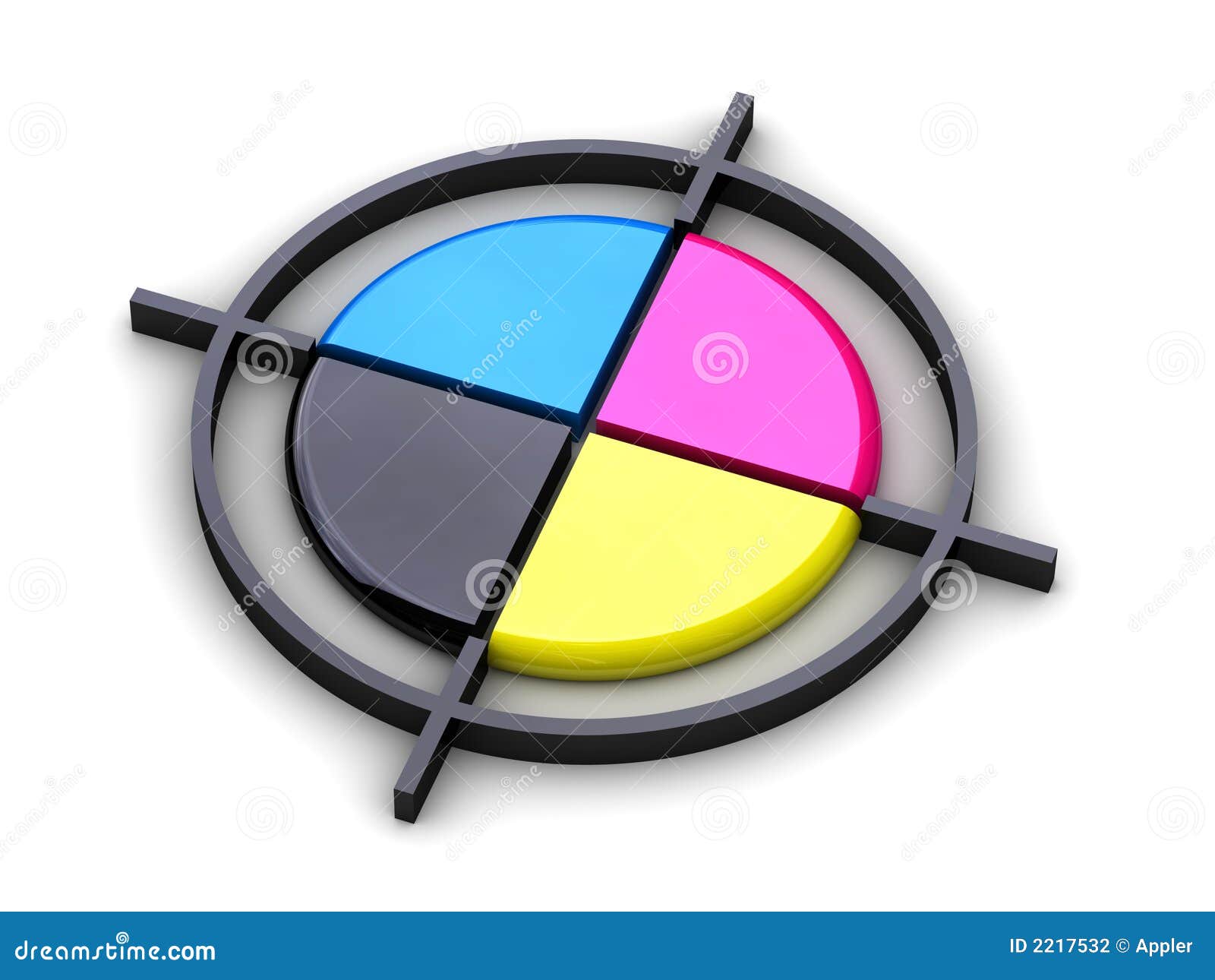 Polygraphic cross stock illustration. Illustration of palette - 2217532