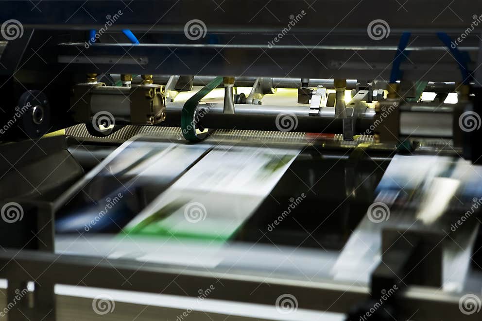 Polygraphic process stock image. Image of press, metallic - 7957873
