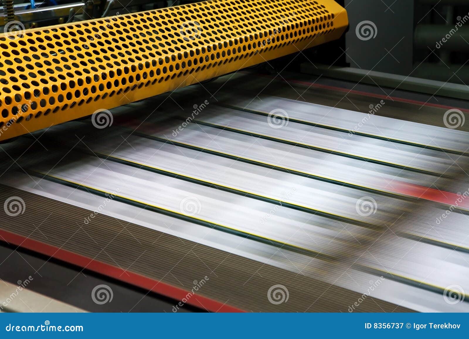 Polygraphic process stock image. Image of commercial, machines - 8356737