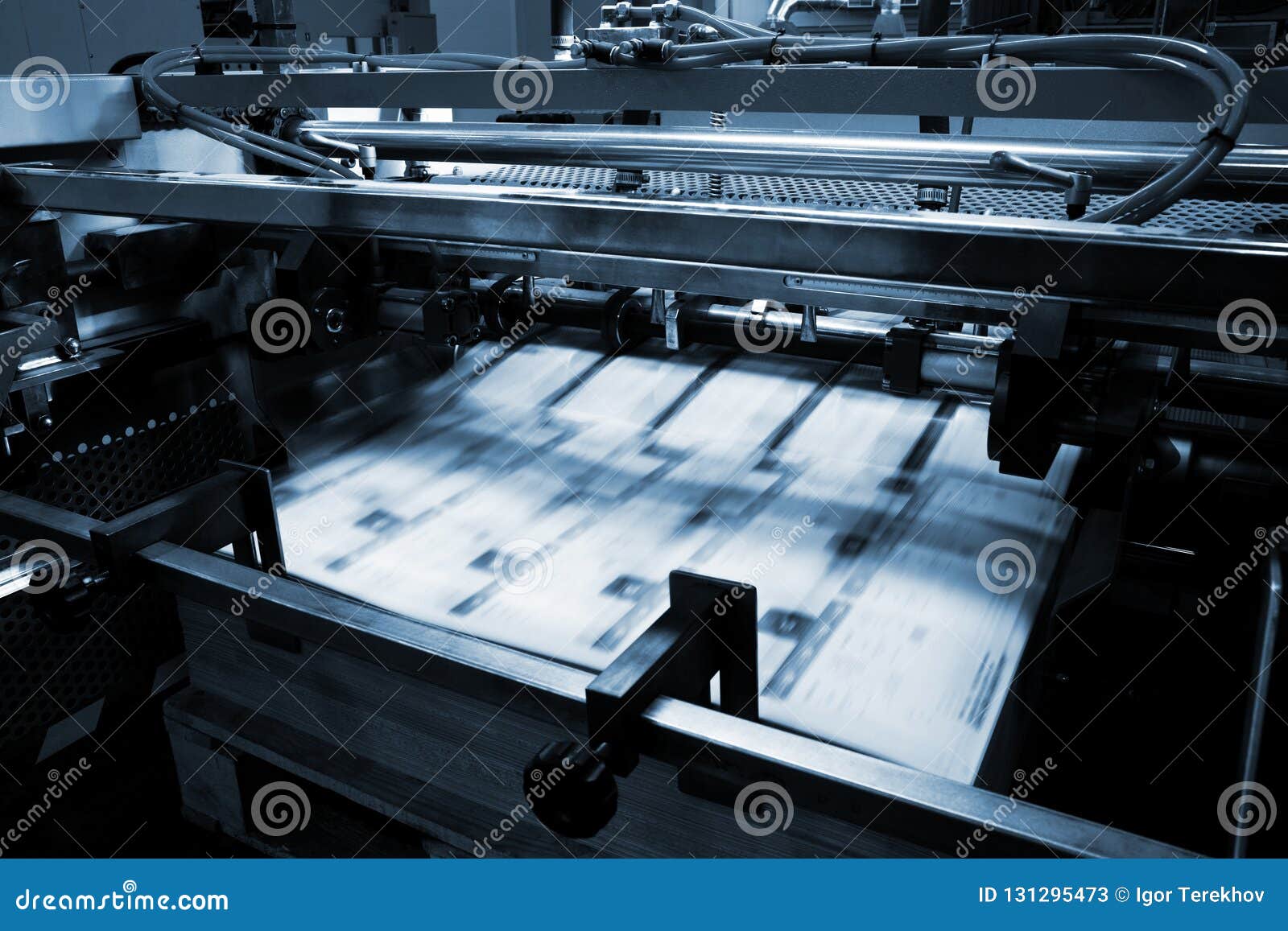 Polygraphic process stock image. Image of industry, media - 131295473