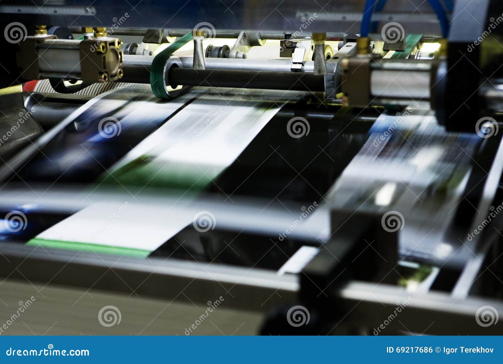 A polygraphic process stock photo. Image of metallic - 69217686