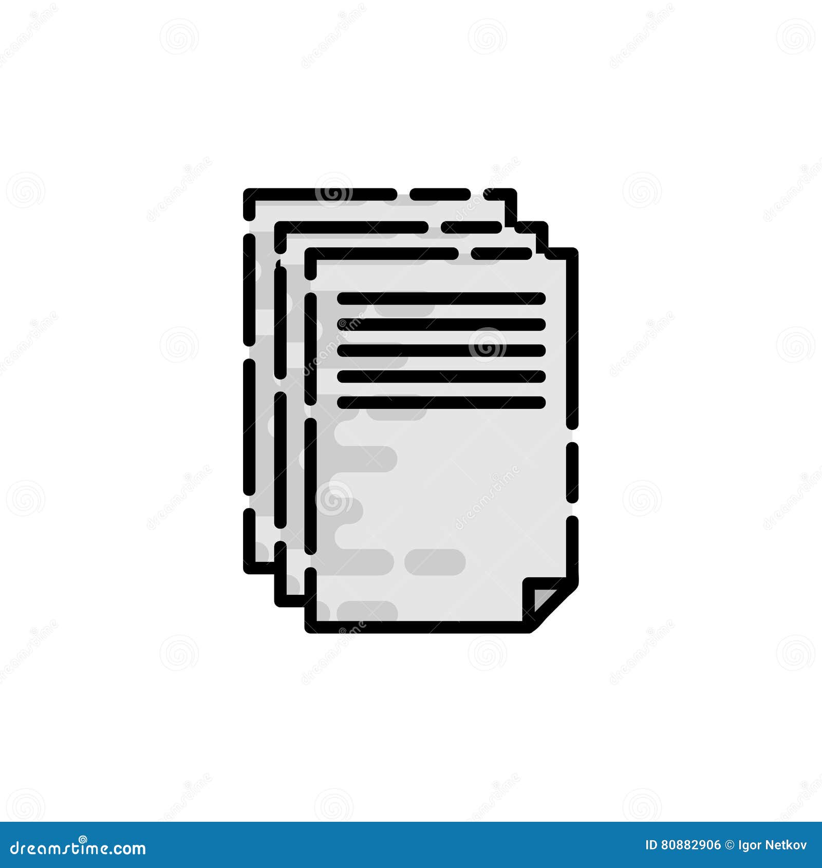 Polygraphy flat icon stock vector. Illustration of design - 80882906