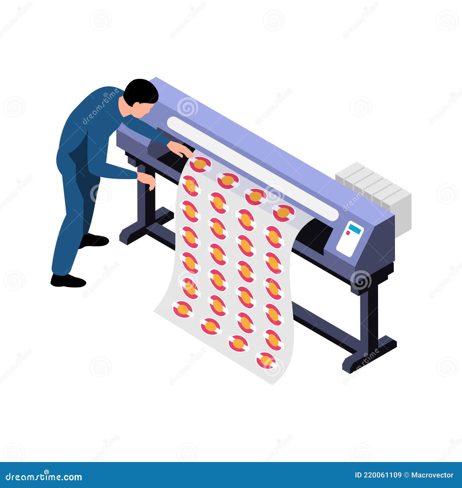 Polygraphy Isometric Flowchart Cartoon Vector | CartoonDealer.com ...