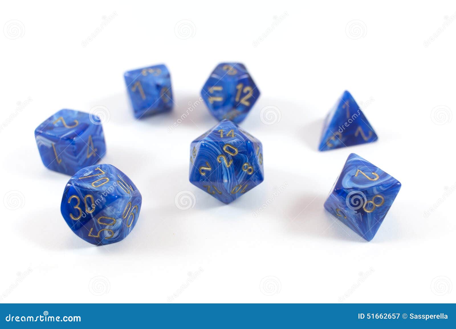 Polyhedral Dice In A Woodland Environment Royalty-Free Stock Photo ...