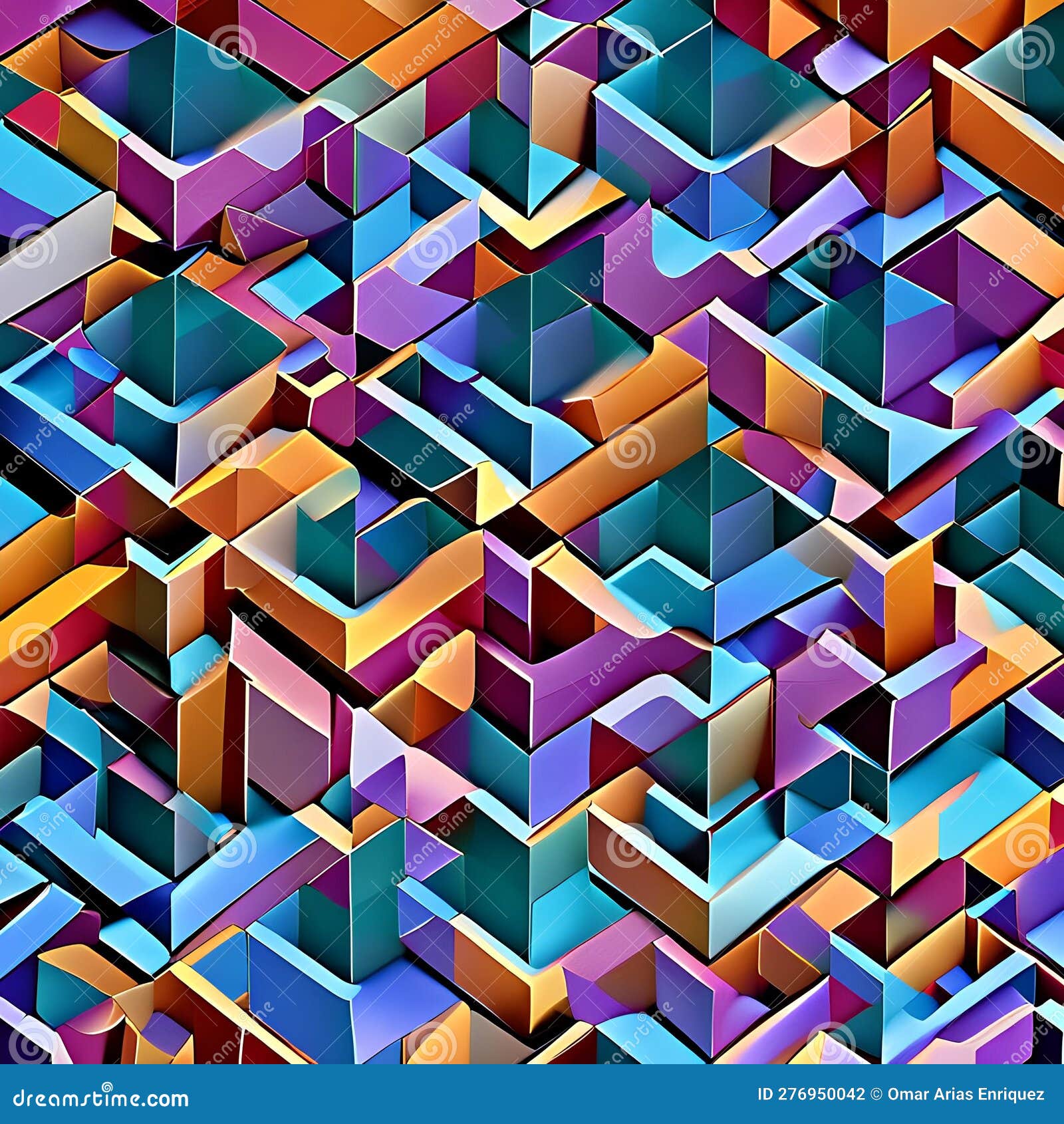 Polyhedral Patterns: an Image of a Geometric Pattern Created with ...