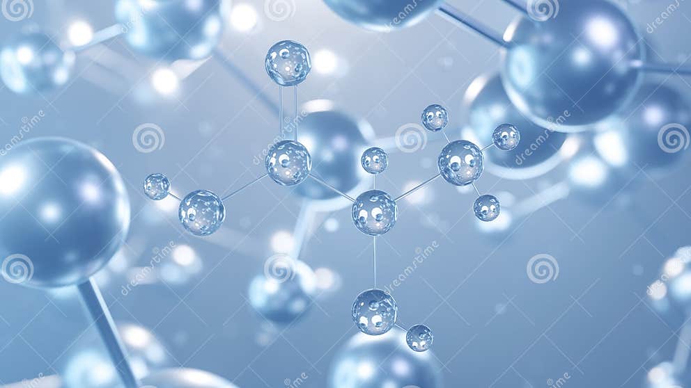 Polylactic Acid Molecular Structure 3d, Flat Model, Thermoplastic ...