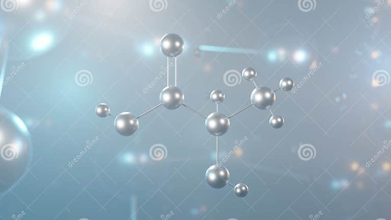 Polylactic Acid Molecular Structure, 3d Model Molecule, Thermoplastic ...