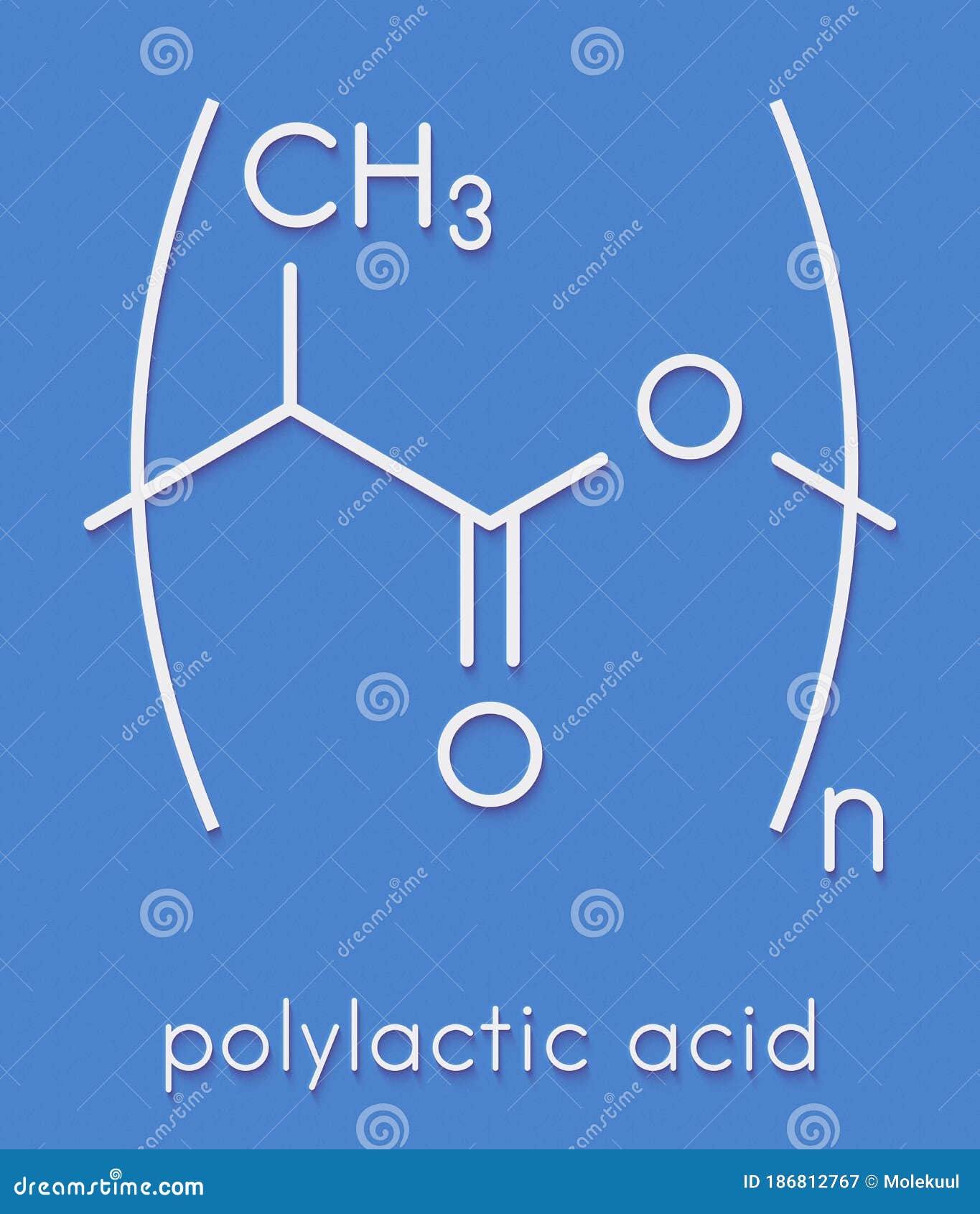 Polylactic Acid (PLA, Polylactide) Bioplastic. Royalty-Free Stock Photo ...