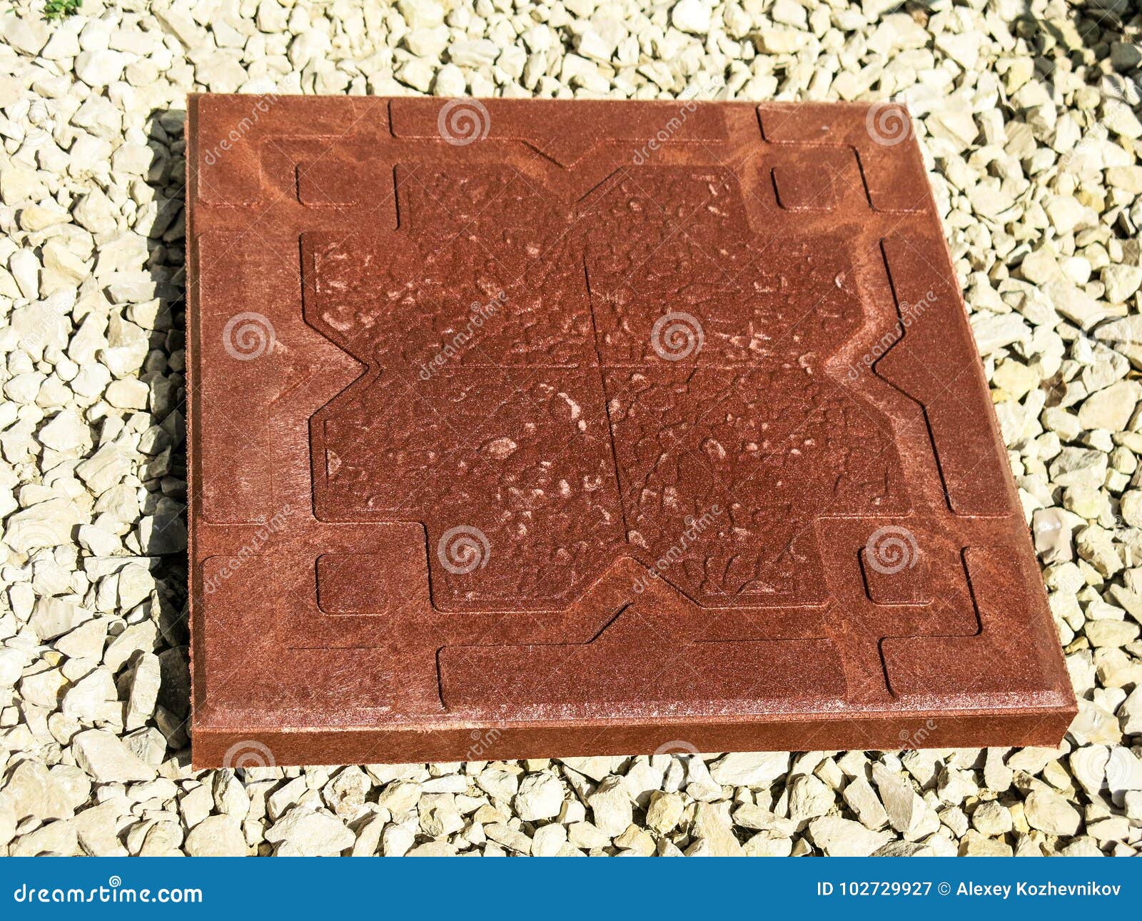 Polymer-ceramic tile stock image. Image of sample, pave - 102729927
