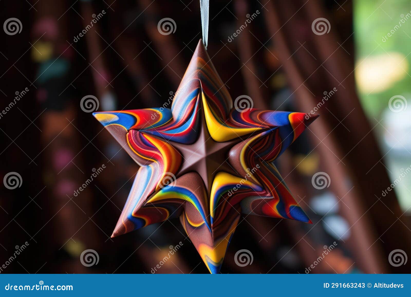 Polymer Clay Shaped into Star for Tree Topper Stock Illustration ...