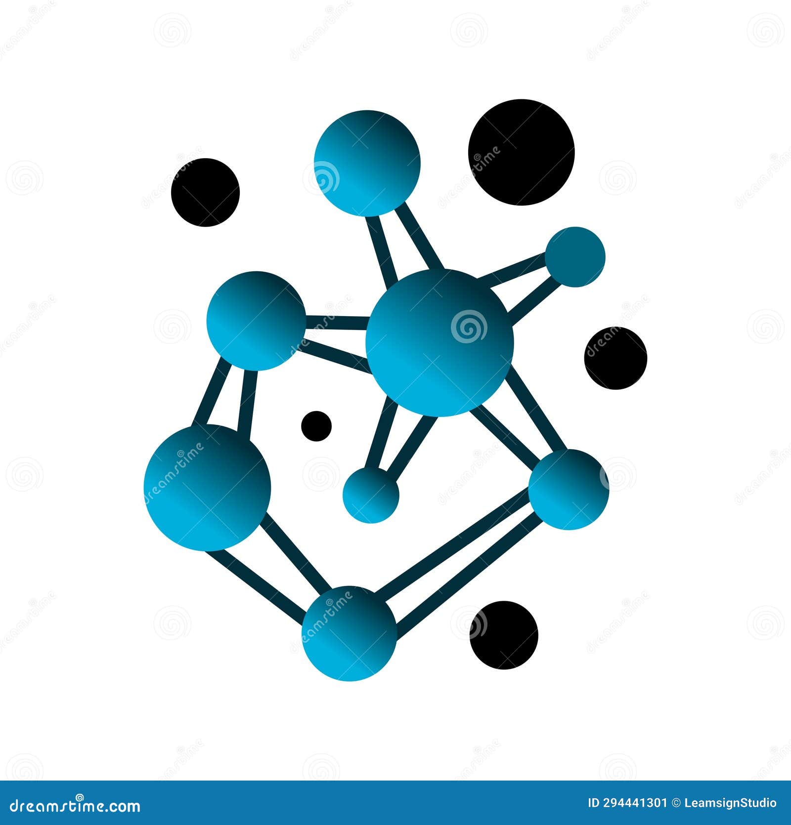 Polymer Design Illustration Stock Vector - Illustration of chemical ...