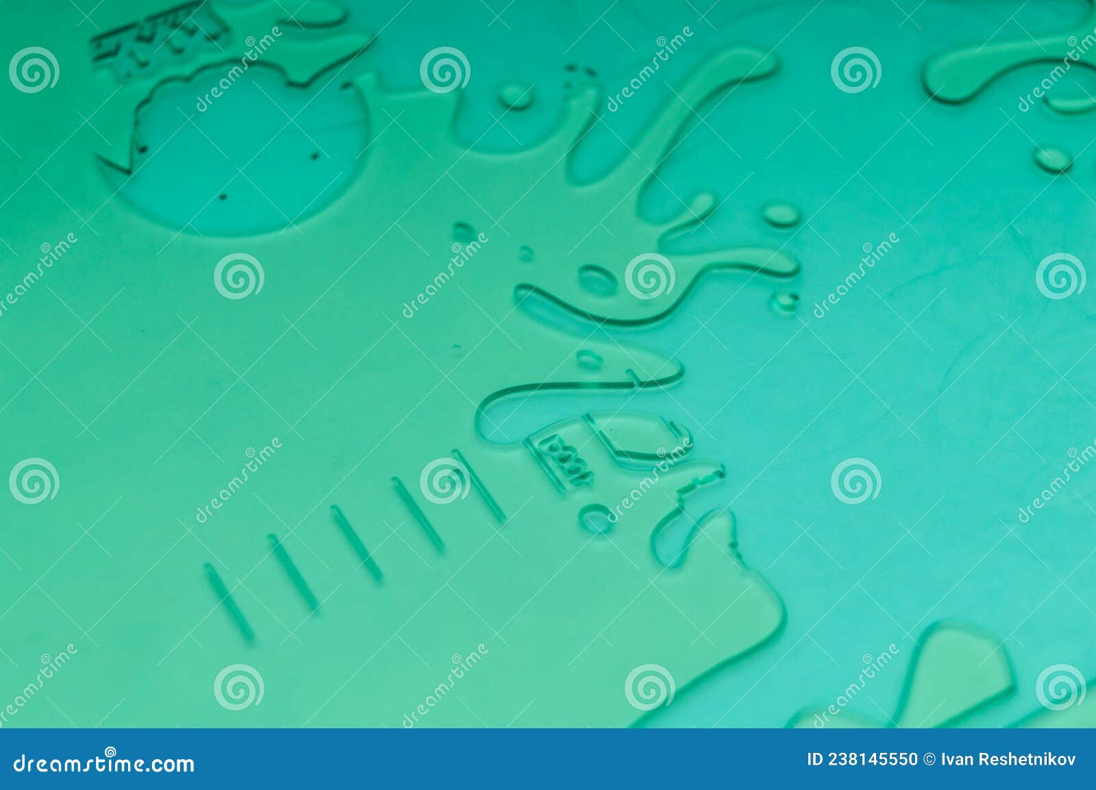 Polymer Flexographic Printing Plate. Clean Flexo Form for Printing ...