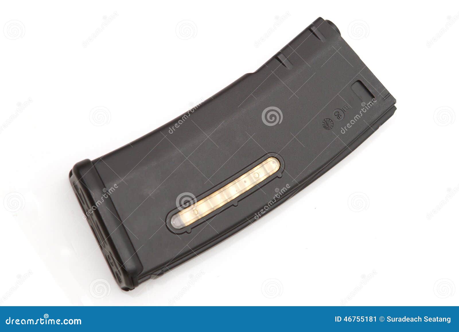 Polymer gun magazine stock image. Image of background - 46755181