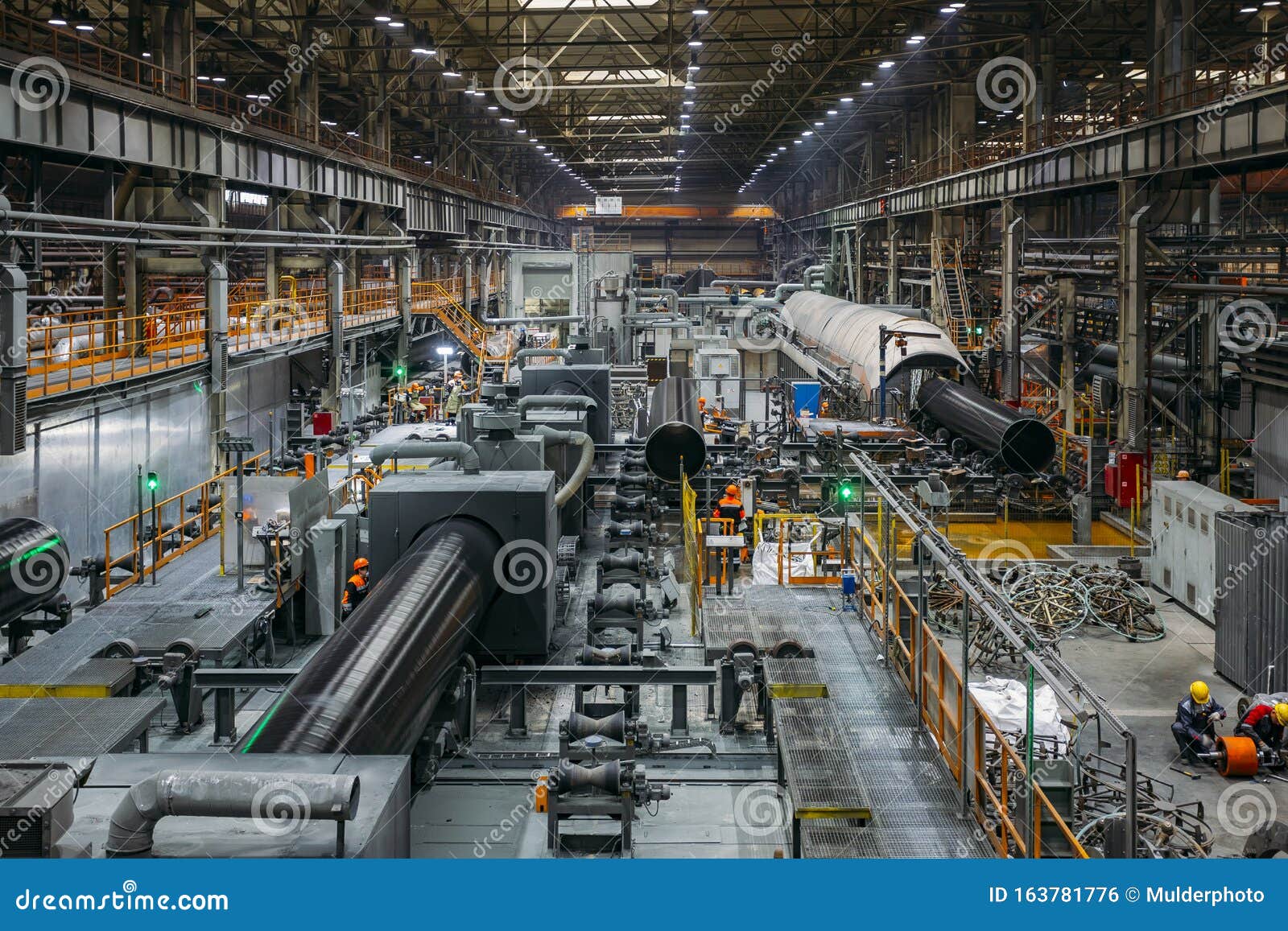 Polymer Layer Anti Corrosion Pipe Coating Machinery Editorial Photo ...