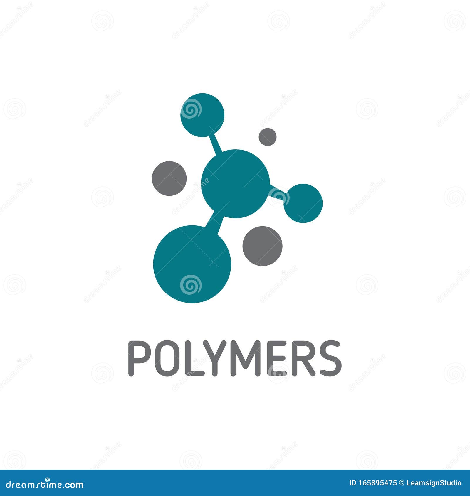 Polymer Logo Concept Vector Stock Vector - Illustration of isolated ...