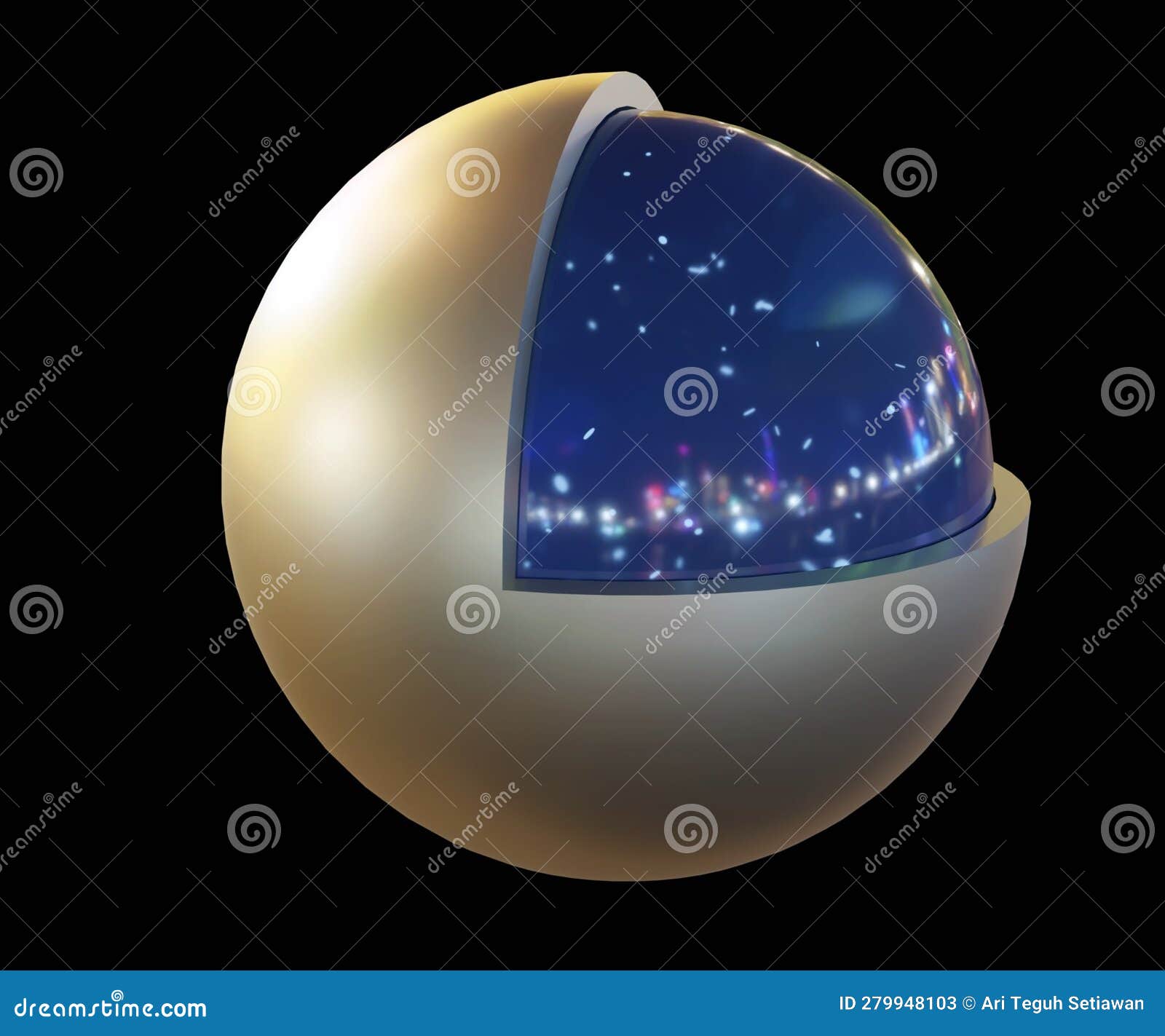 Microcapsule Particles (microspheres) Field - Closeup View 3d ...