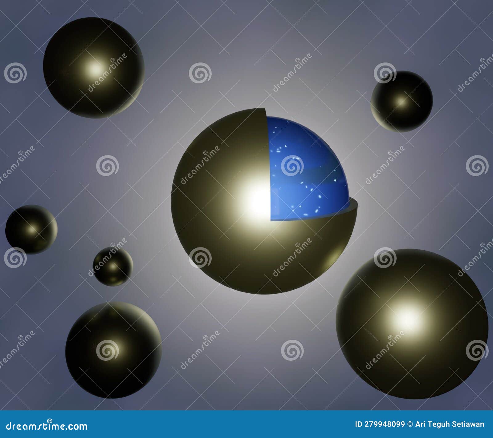 Polymer Matrix with Agent Encapsulated in the Microsphere Stock ...