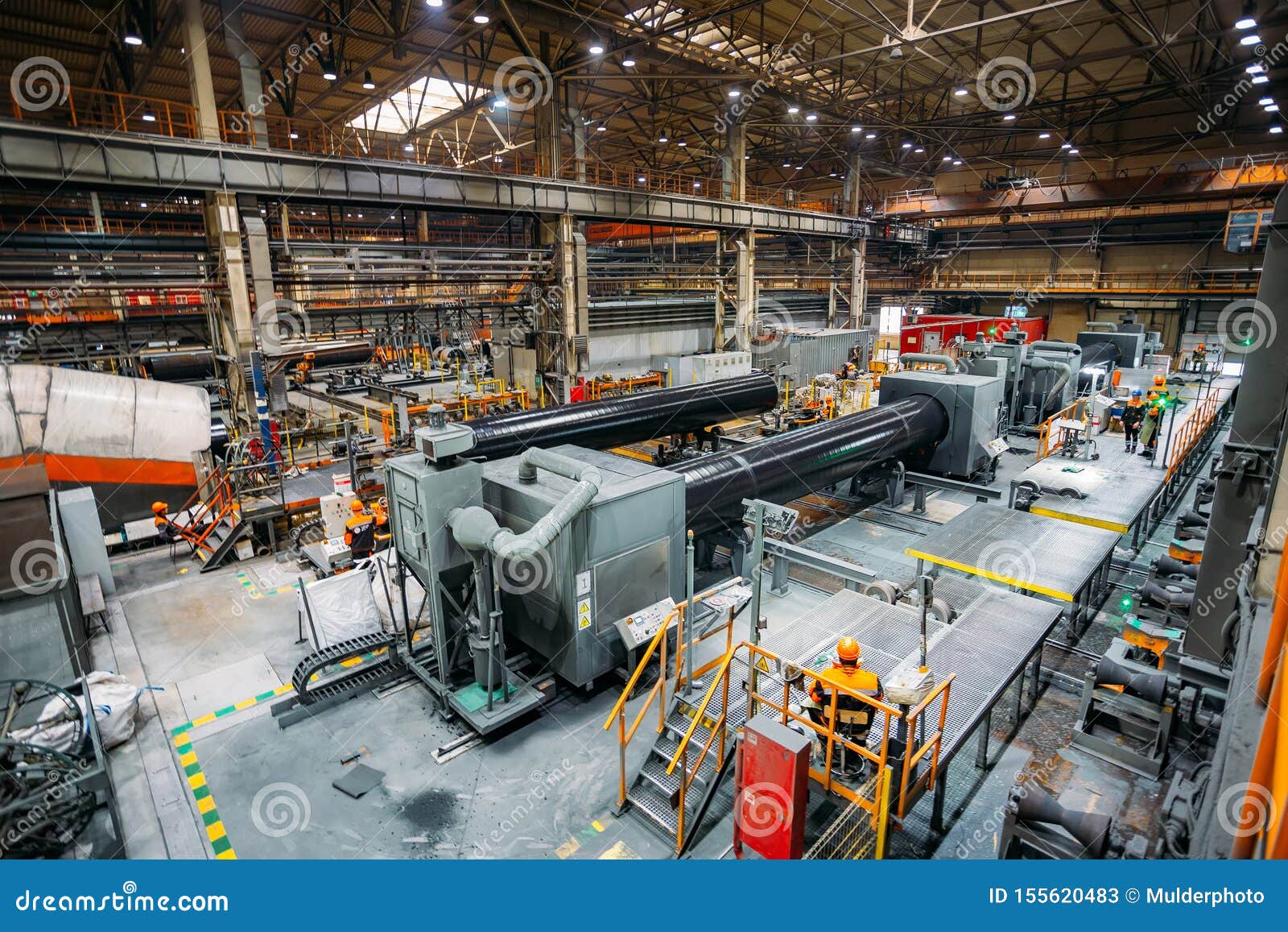 Polymer Pipe Coating Machinery Editorial Stock Photo - Image of heavy ...