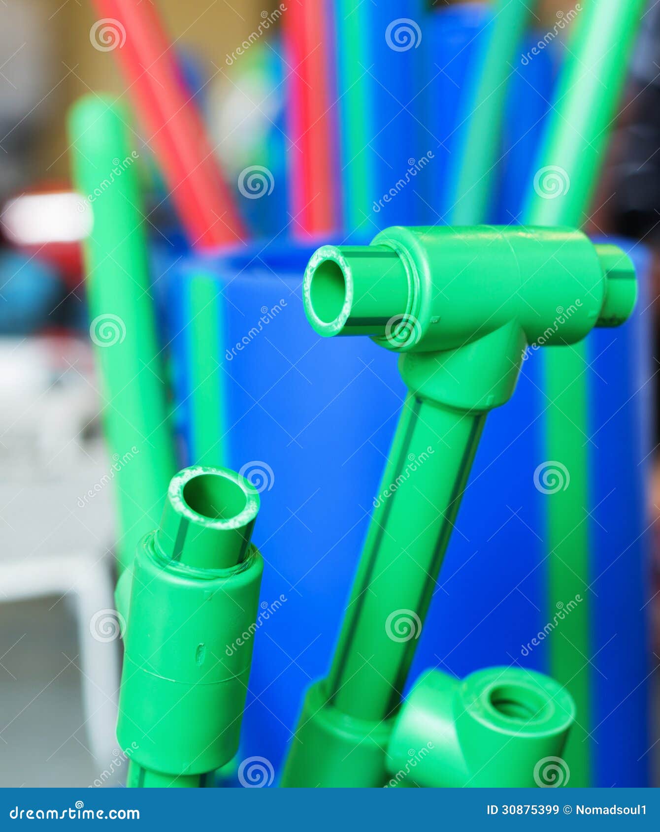 Polymer Pipes And Fittings Royalty-Free Stock Photography ...