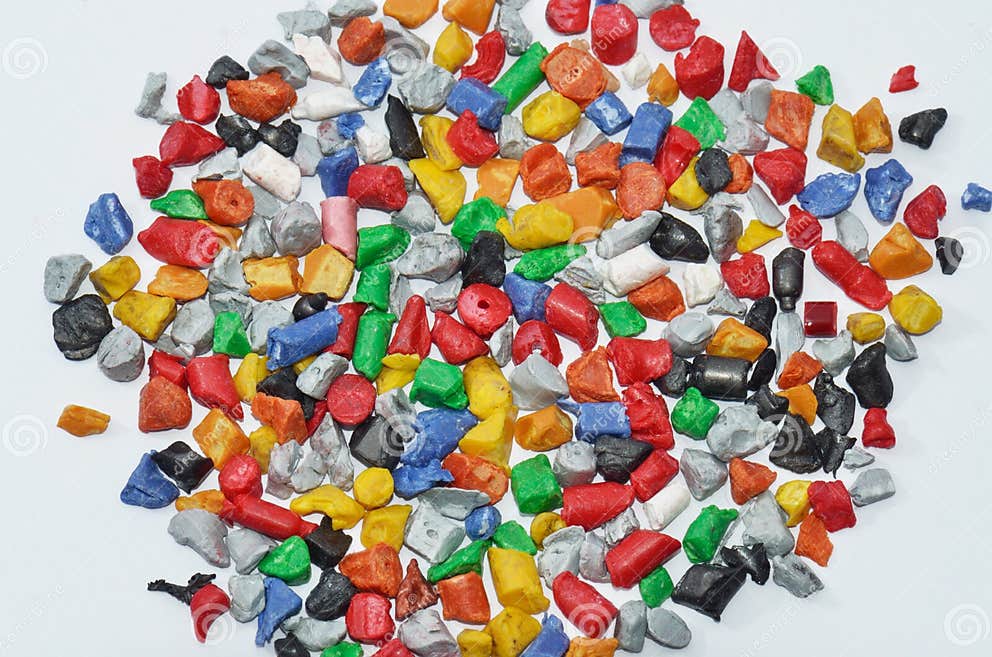 Polymer regrind stock image. Image of motley, styrol - 21231887