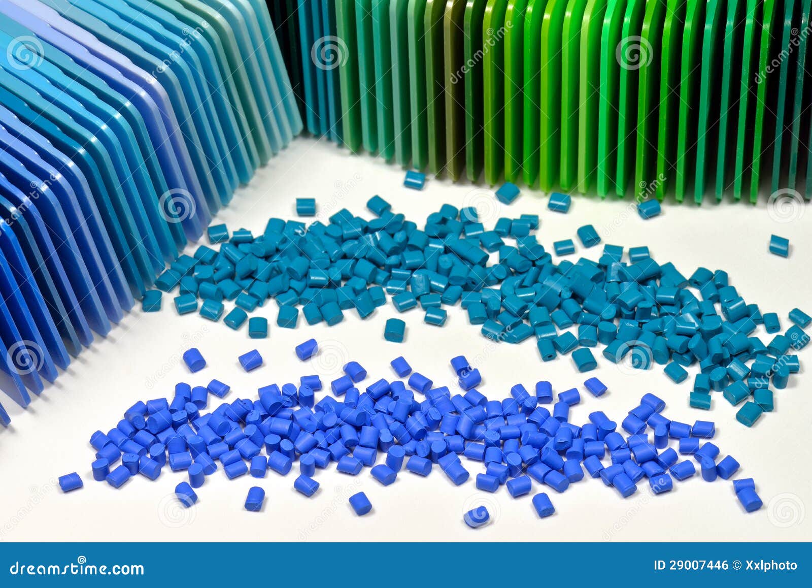Polymer with samples stock photo. Image of experimental - 29007446