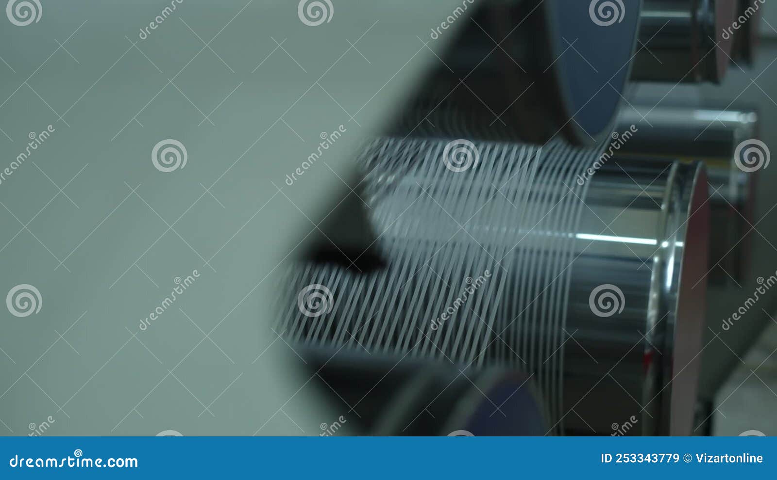 Polymer Thread Making Machine in Action Stock Video - Video of ...