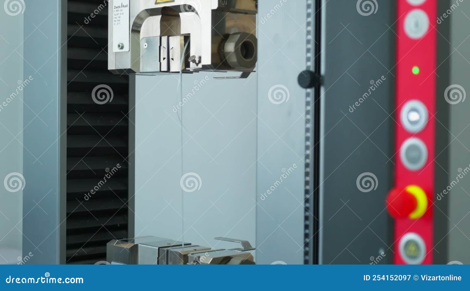 Polymer Thread for Plastic Sack Bags is Tested for Strength in ...