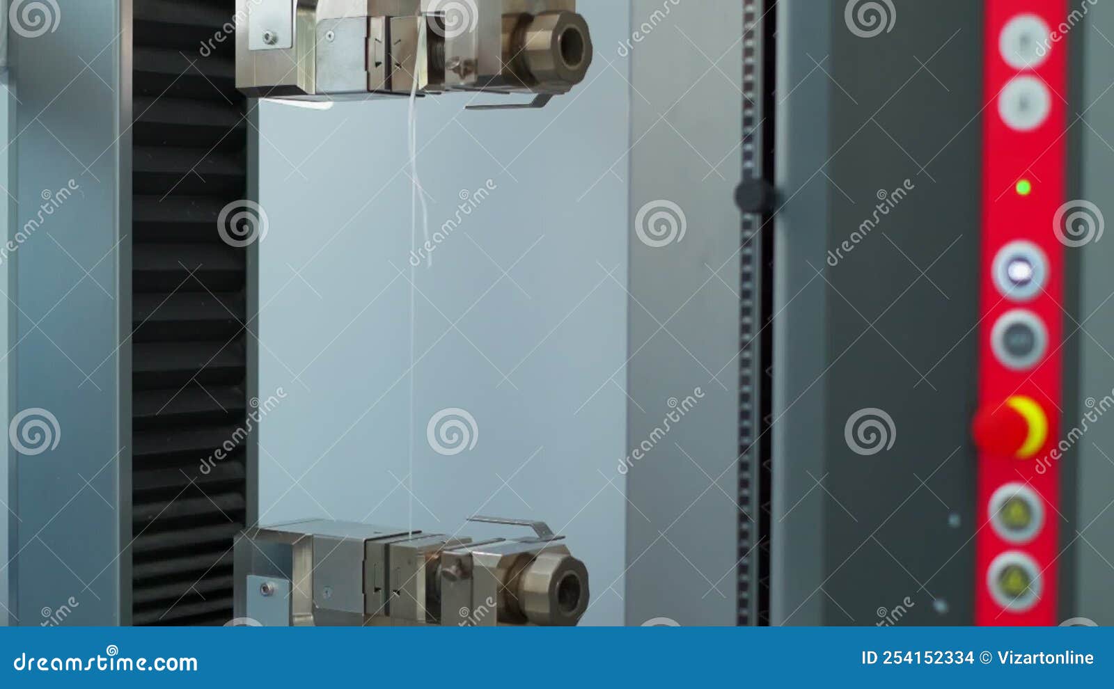 Polymer Thread for Plastic Sack Bags is Tested for Strength in ...