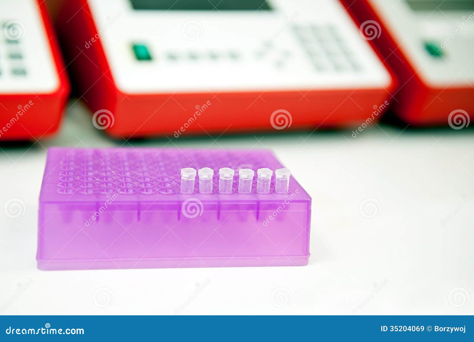 Polymerase chain reaction stock image. Image of laboratory - 35204069
