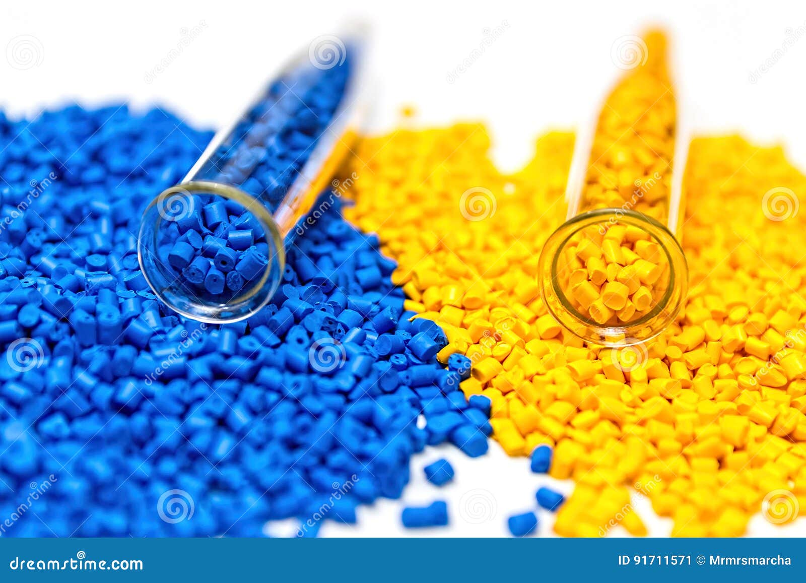 Polymeric Dye. Colorant for the Granules. Plastic Pellets. Stock Image ...