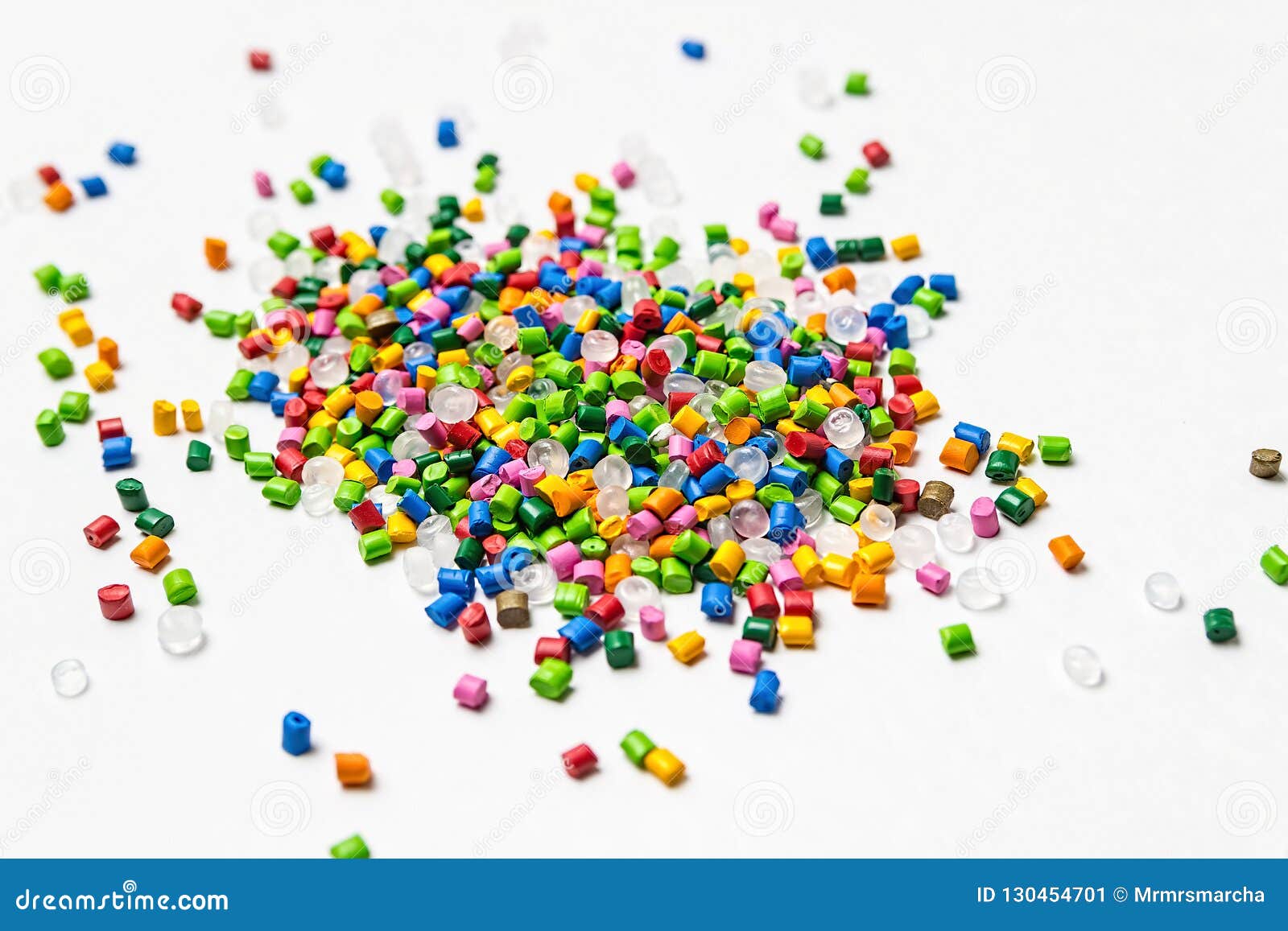 Polymeric Dye. Colorant for Plastics. Pigment in the Granules. Stock ...