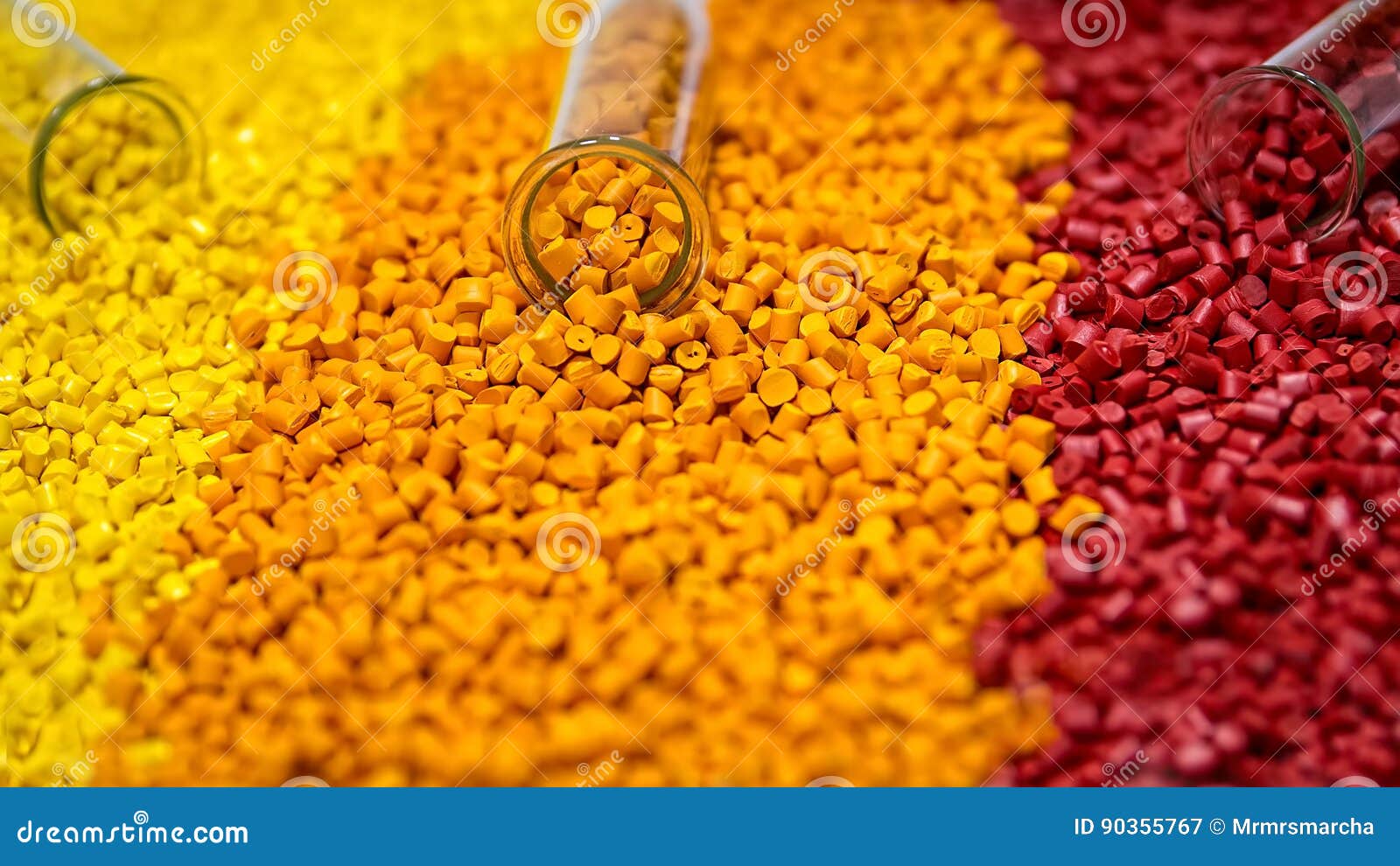 Polymeric Dye. Colorant for Plastics. Pigment in the Granules. Stock ...