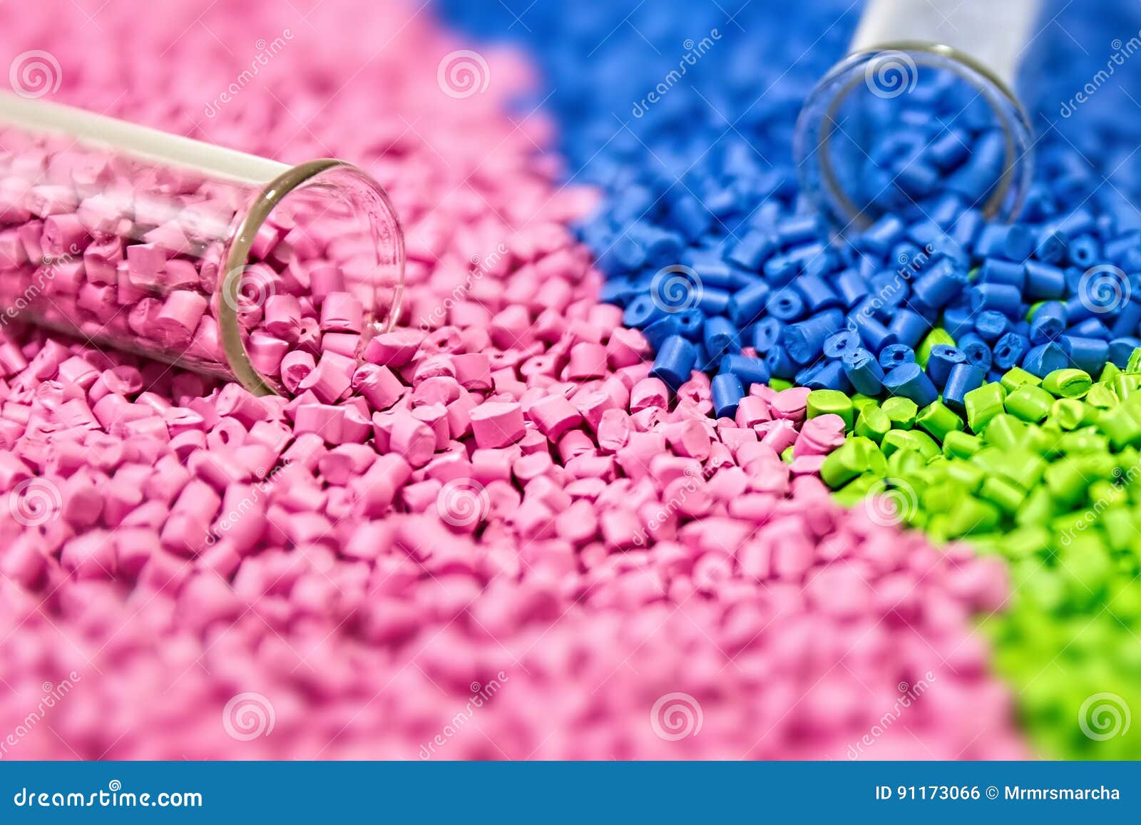 Polymeric Dye. Colorant for Plastics. Pigment in the Granules. Stock ...