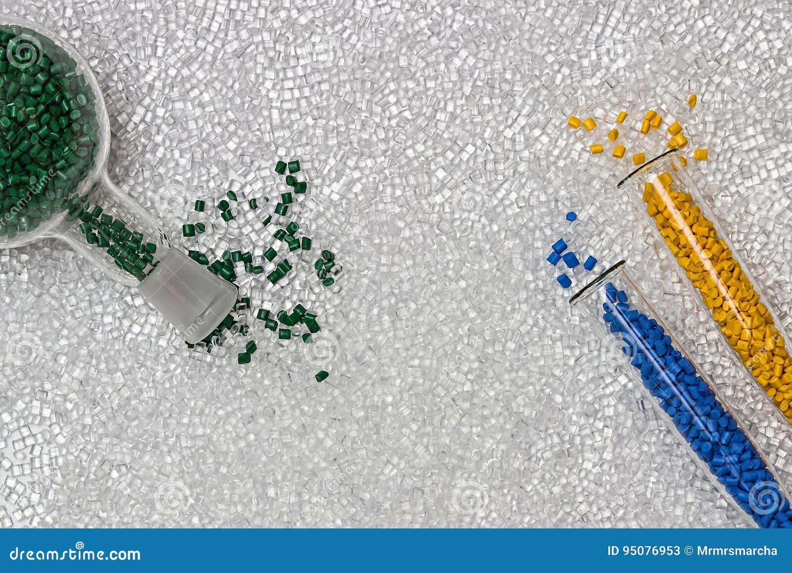 Polymeric Dye. Colorant for Plastics. Pigment in the Granules. Stock ...