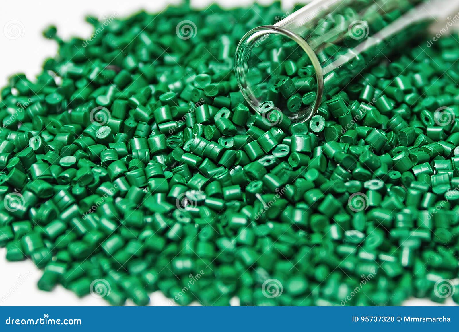 Polymeric Dye. Colorant for Plastics. Pigment in the Granules. Stock ...