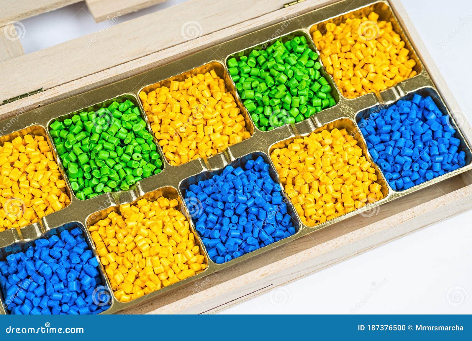 Polymeric Dye. Plastic Pellets. Colorant for Plastics Stock Photo ...
