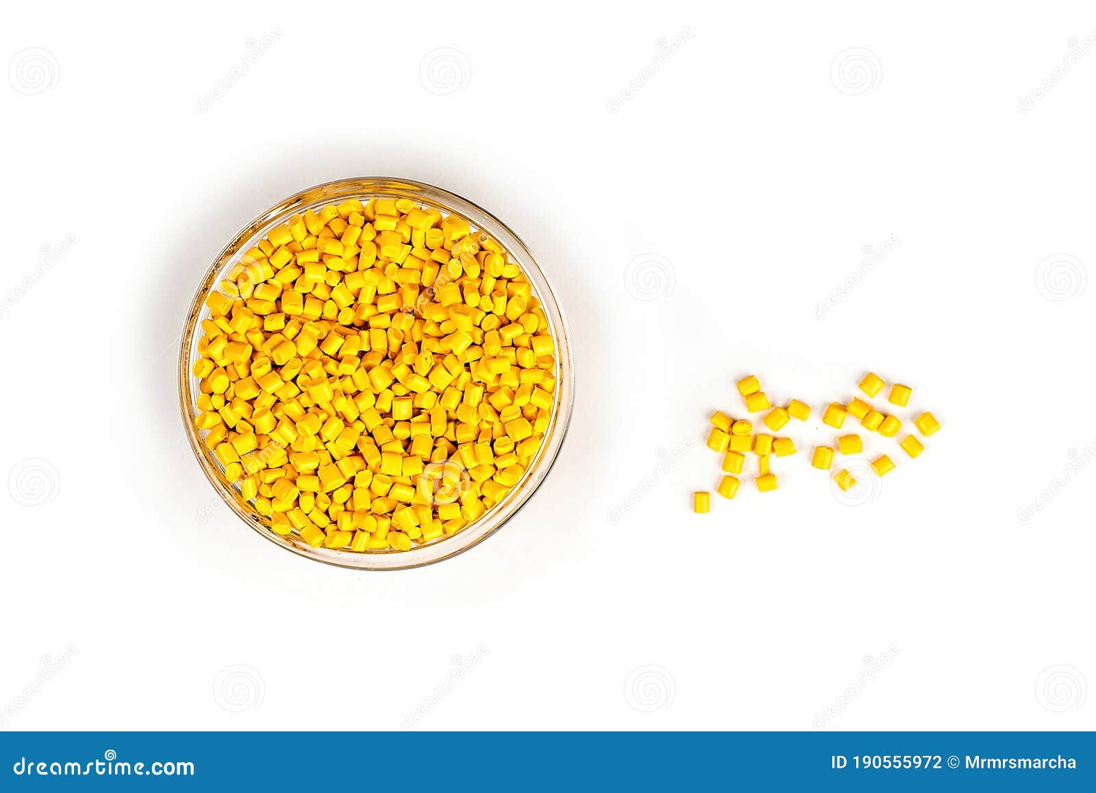 Polymeric Dye. Plastic Pellets. Colorant for Plastics Stock Photo ...